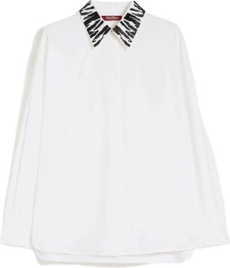 Max Mara Femme, Blouses et Chemises, Blanc, Taille: 38 FR Mstgene Shirt