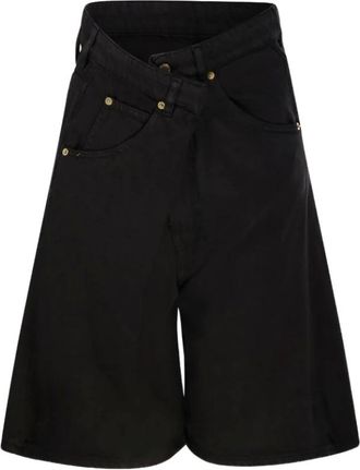 Darkpark Darkpark, Femme, Shorts, Noir, Taille: W26 Ines Fold-Over Shorts