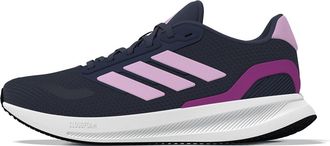 adidas Damen Runfalcon 5 Laufschuhe, Marineblau-rosa Gummi, 40 2/3 EU