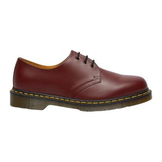Dr. Martens Klassischer Schuh aus Glattem Leder - - Shoes - Damen - Rot - 39 EU