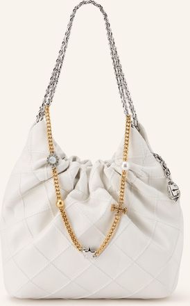 Tory Burch Tory Burch Beuteltasche Fleming Mini weiss