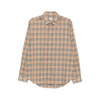 Burberry Radmar Karomeshirt - - Shirts - Herren - Beige - M