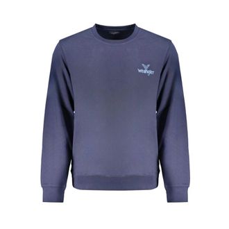 Wrangler Blauer Baumwoll-Crewneck-Sweatshirt - - Sweatshirts & Hoodies - Herren - Blau - 2XL
