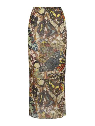 Jean Paul Gaultier Jupe Longue - Multicolore
