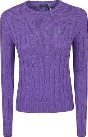 Polo Ralph Lauren Femme, Pulls, Violet, Taille: 42 FR Julianna Long Sleeve Pullover
