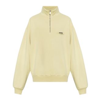 Jacquemus Herren, Sweatshirts & Hoodies, Gelb, LGr&ouml;&szlig;e