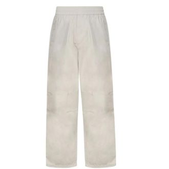Burberry Straight-Leg Hose mit Kordelzug am Saum - - Trousers - Herren - Beige - M