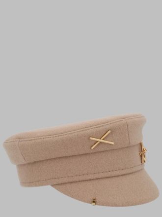 Ruslan Baginskiy KPC032.PF26_WPPRSTMRBBEIGE Flat Cap - Beige