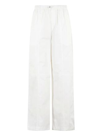 Isabelle Blanche pantalon &agrave; lien de resserrage