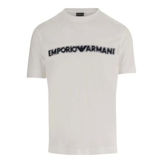 Emporio Armani Homme, Tops, Blanc, Taille: XL Stretch Jersey T-shirt