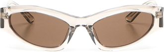 Balenciaga Lunettes De Soleil - Beige