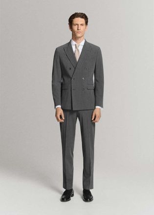 Mango Chemise costume slim fit 100 % coton blanc - Homme - XXL - MANGO MAN