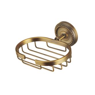 Cabilock Wandmontage Seifenhalter Aus Massivem Messing Vintage Seifenkorb Antike Seifenablage F&uuml;r Bad Und Dusche Seifenregal Mit Verdeckter Befestigung