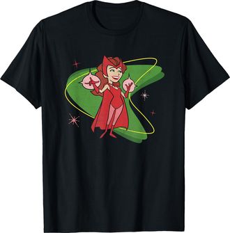 MARVEL WandaVision Wanda Scarlett Witch 50s Retro T-Shirt