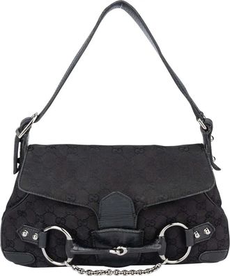 Gucci Crossbody Bags - Gucci GG Monogram Horsebit Handbag - Gr. unisize - in Bunt - für Damen