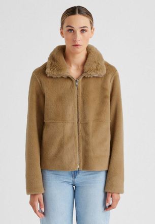 Milestone Wendejacke MSMinu aus Kunstpelz gebondet mit Velours in Lamfell-Optik