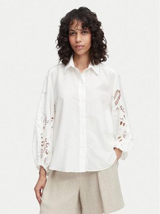 Access Fashion Hemd 63-7039-678 Wei&szlig; Relaxed Fit