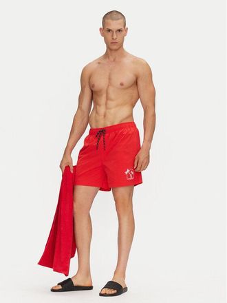 Jack & Jones Jack & Jones Badeshorts Maui 12278729 Rot Regular Fit