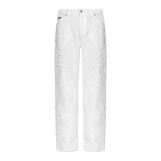 Dolce & Gabbana Femme, Jeans, Blanc, Taille: 34 FR Jean avec coutures
