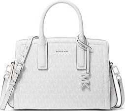 Michael Kors Laila Petite sacoche Blanc optique Aluminium