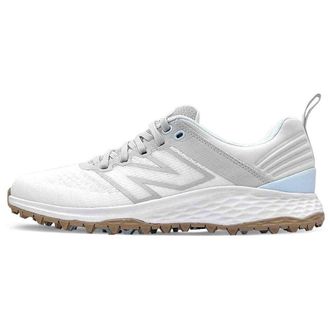 New Balance Damen Fresh Foam Contend V2 Golfschuh, Weiß/Grau, 39.5 EU Weit