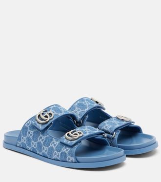 Gucci Mules GG en denim