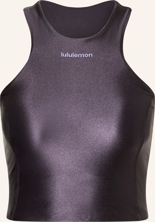 lululemon Lululemon Lauftop Satin Shine lila