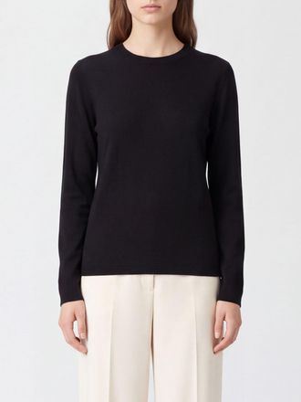 Max Mara Pull &agrave; col rond en pure laine vierge &agrave; coupe d&eacute;contract&eacute;e et &eacute;paules tombantes