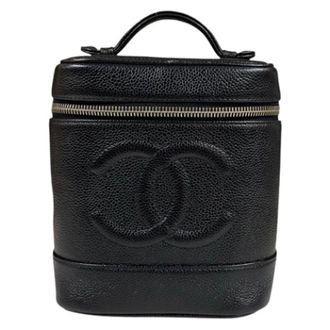 Chanel Pre-owned Vintage Vanity Bag - Femme - Pre-owned - Noir - Taille: ONE Size