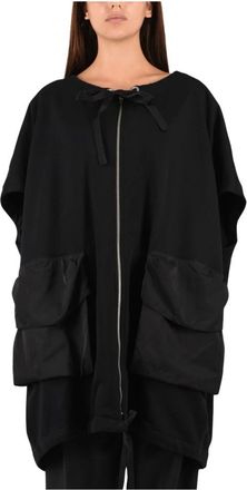 Meimeij Gilet Lungo - Femme - Vestes - Noir - Taille: 40 FR