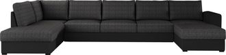 Mirjan24 Ecksofa Wilma Large f&uuml;r gro&szlig;e R&auml;ume, 2 Bettkasten Schlaffunktion Schlafsofa Bettsofa Eckcouch Polsterecke Sofa Couch Couchgarnitur Wohnlandschaft (Sof