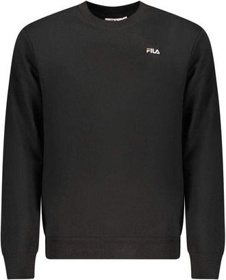 Fila Herren Leverano Regular Sweat Crew, Schwarz, XL EU