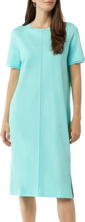 Comma T-Shirt-Kleid mit seitlich geschlitztem Saum