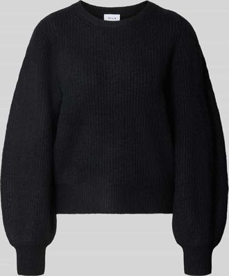 Vila Strickpullover mit Rundhalsausschnitt Modell KACHEL