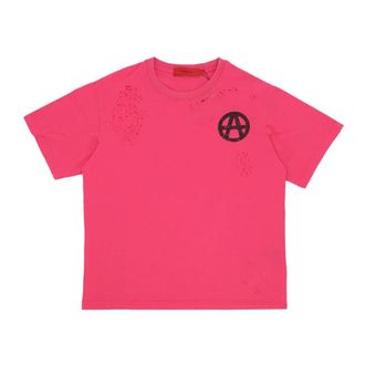 Acupuncture Anarchy T-Shirt - - Tops - Herren - Rosa - S