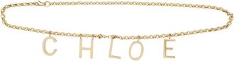 Chlo&eacute; unisex, Accessoires, Jaune, Taille: ONE Size Letters Jewelry Belt