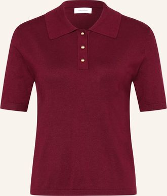 Darling Harbour Darling Harbour Strick-Poloshirt rot