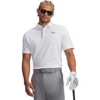 Under Armour Poloshirt f&uuml;r Herren, Netzmaterial (Wei&szlig;)