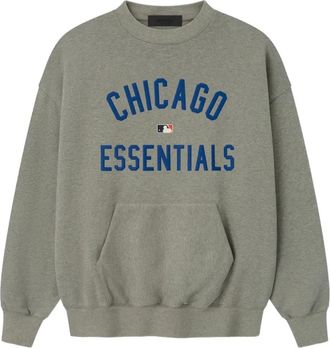 Fear of God x MLB Cubs Sweatshirt mit grafischem Print - Grau