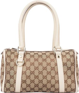 Gucci Crossbody Bags - Gucci GG Monogram Abbey Handbag - Gr. unisize - in Braun - f&uuml;r Damen