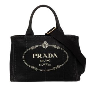 Prada Pre-owned Canvas Satchel - - Pre-owned - Damen - Schwarzk - ONE SIZE