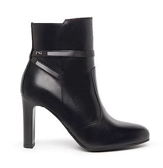 Nero Giardini I308742DE Bottines en cuir pour femme, Noir, 38 EU