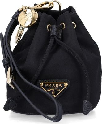 Prada Beuteltaschen - Re-Nylon Mini Pouch Bag - Gr. unisize - in Schwarz - f&uuml;r Damen