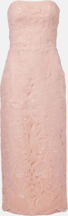 Costarellos Bustier-Robe Jillie aus Organza