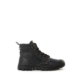Palladium Bottines compens&eacute;es en cuir