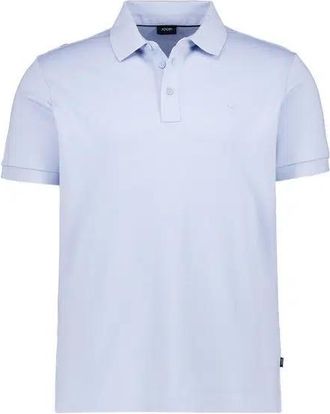 Joop Herren Polo-Shirt blau Baumwoll-Jersey