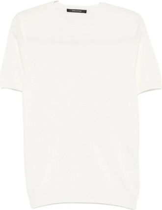 Tagliatore Homme, Pulls, Blanc, Taille: 2XL Maille &agrave; col rond