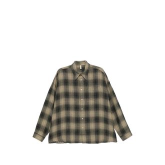 Sunflower Stable Plaid-pattern Shirt