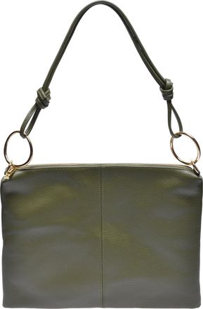 Luisa Vannini Khaki Rindsledertasche