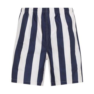 Ami Homme, Maillots de bain, Multicolore, Taille: S Hbw316.Aw0027 Long Stripes Swim Shorts
